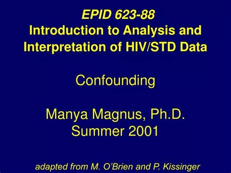 Ppt Definition Of Confounding Powerpoint Presentation Free Download Id 5770090