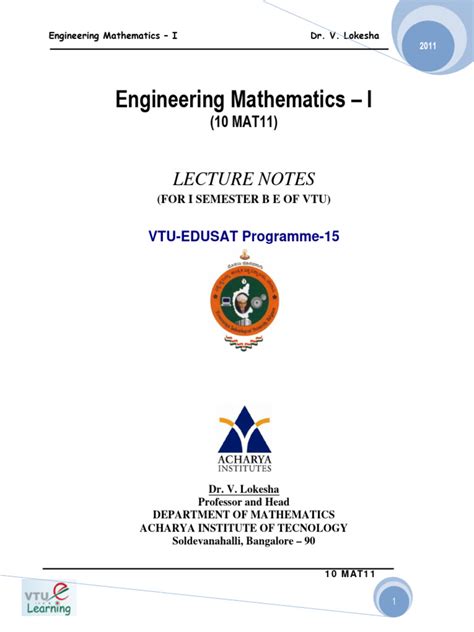 engineering mathematics i engineering ma download free pdf
