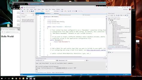 C NET Entity Framework In Web Forms YouTube