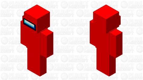 Among Us Java Red Minecraft Skin