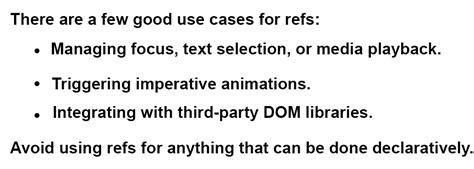 react js refs with examples