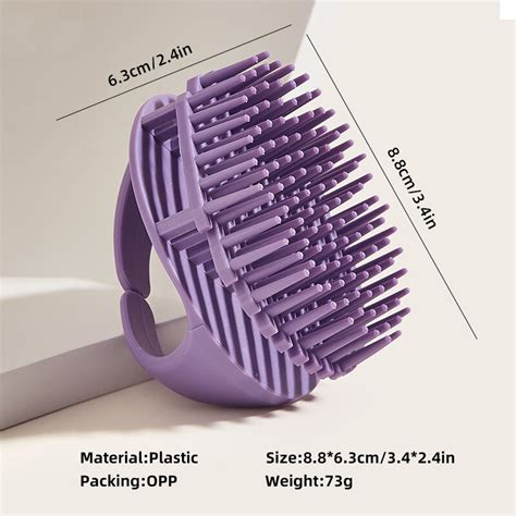 Silicone Shampoo Scalp Hair Massager Head Body Scalp Massage Brush Hair Washing Brush Scalp