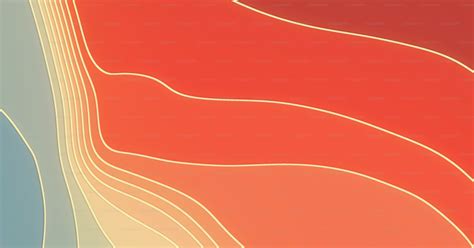 색깔이 있는 평평한 곡선 물결 모양의 표면 현대적인 배경 디자인입니다 3d 렌더링 아이소메트릭 배경입니다 예술적 디지털 일러스트레이션 사진 Unsplash의 3