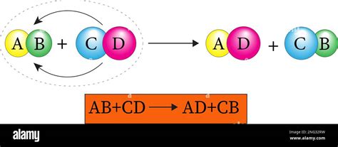 Double Decomposition Reaction Vector Image Stock Vector Image And Art