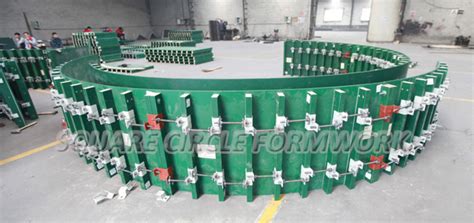 PP Plastic Coated Circular Concrete Form As Latest Circular Formwork With Large Diameter View