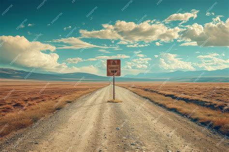 Premium Photo Guiding Pathways A Signpost Reflection