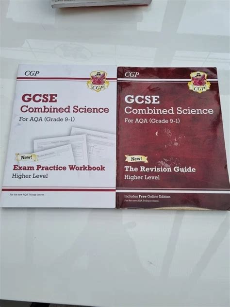 Gcse Revision Guides Guide Work Book Science Combined Higher Level Aqa £15 00 Picclick Uk