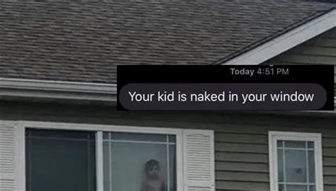Mom Neighbor Snaps A Pic Of Her Son Standing Naked In A Window And It