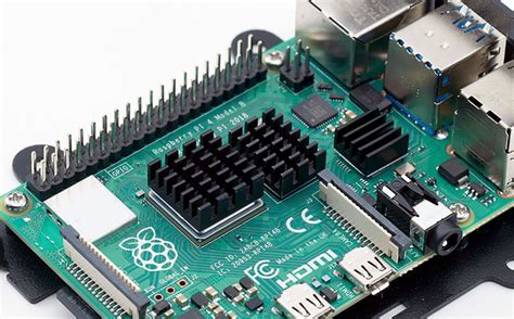 Raspberrypi 4 モデルb用アルミ製ヒートシンク
