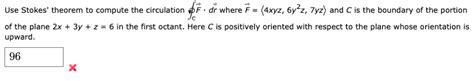 solved use stokes theorem to compute the circulationf dr