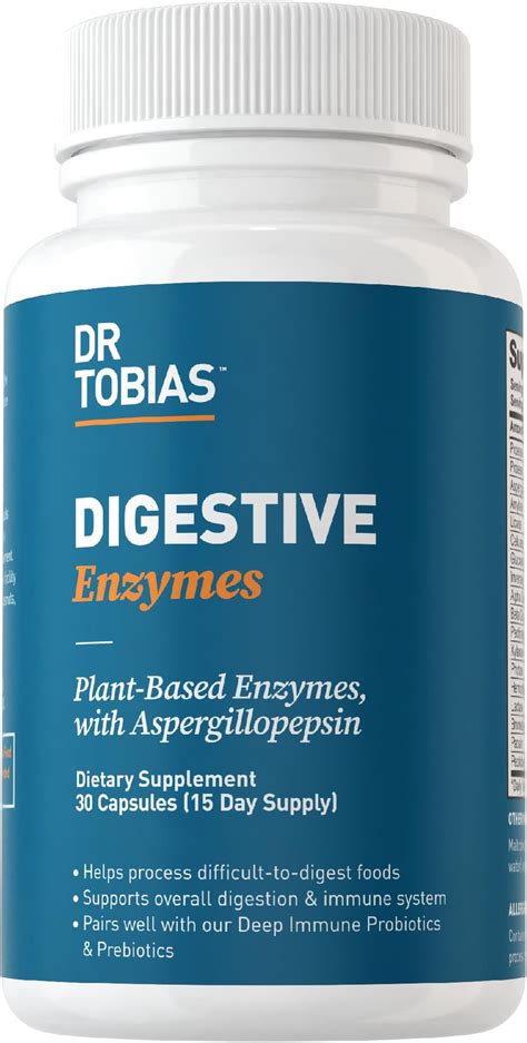 Dr Tobias Digestive Enzymes With Amylase Bromelain