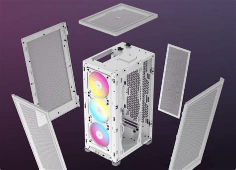 2000d Rgb Airflow Mini Itx Pc Case Black