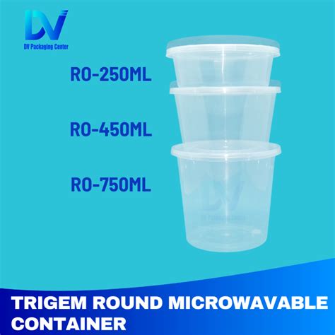 Trigem Round Microwavable Container Lazada Ph