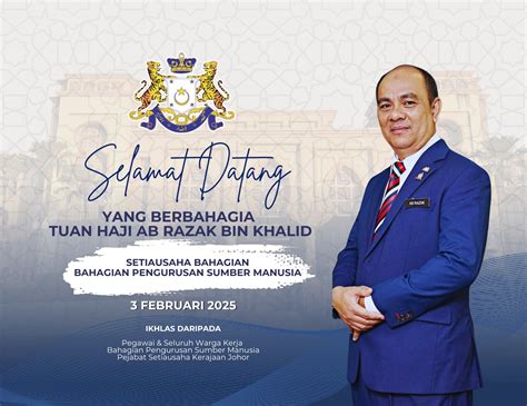 Selamat Datang And Selamat Bertugas Diucapkan Kepada Yang Berbahagia Tuan