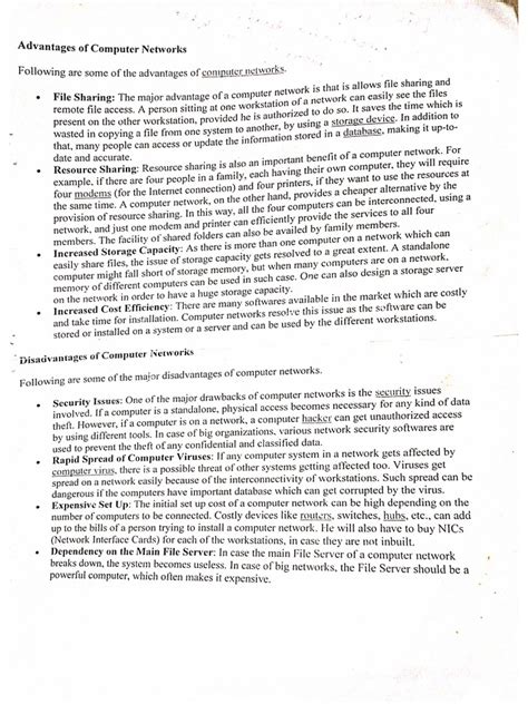 Merits And Demerits Of Computer Network Pdf