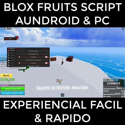 Mejore Script Para Farmear Experiencia Blox Fruits 😱 Youtube