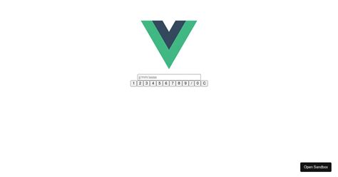 Vuejs3 Keyboard Codesandbox