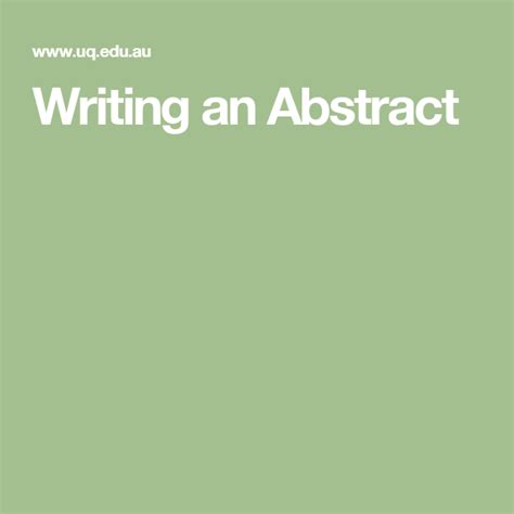 Writing An Abstract Abstract Writing Babe Services Writing