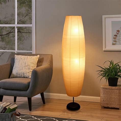 Xenoid Paper Floor Lamp Rice Paper Lantern Floor Lamp Modern Large