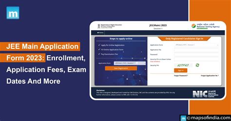 Jee Main Application Form 2023 Fees Printable Forms Free Online