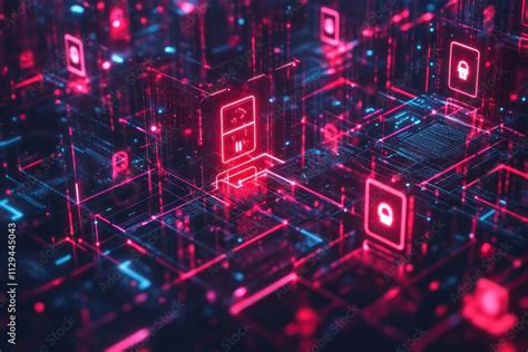 A Visual Representation A Deep Web Security System Where Ai Scans And