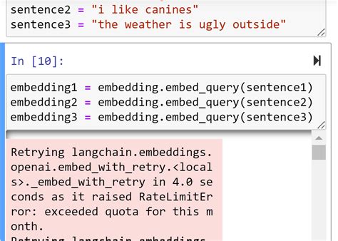 quota exceeded error langchain chat with your data deeplearning ai