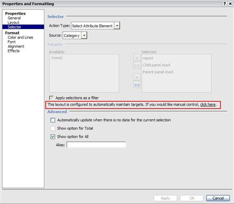 kb33862 how to create nested or cascading selectors and avoid getting