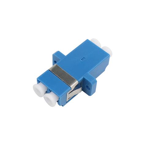 Custom LC UPC Single Mode Duplex Fiber Optic Adaptor With Flange Manufacturers Factory Ningbo