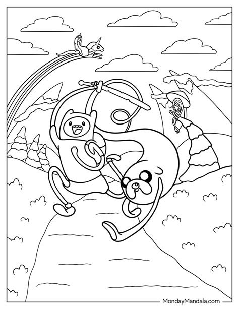 Adventure Time Coloring Pages Coloring Pages For All