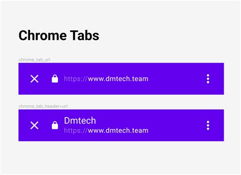chrome tabs figma