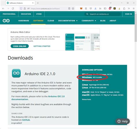 Installer Le Logiciel Arduino Ide Tropratik