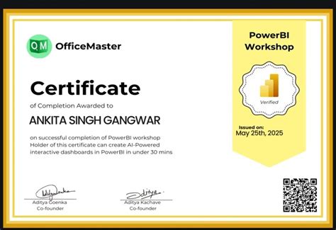 Powerbi Dataanalytics Officemaster Upskilling Professionaldevelopment… Ankita Singh