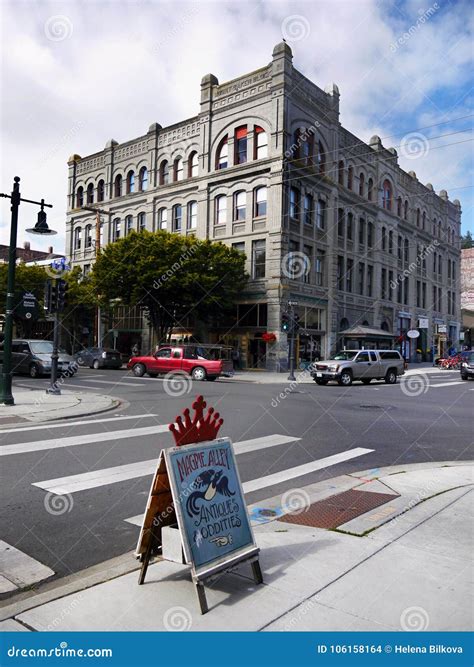 Historical Victorian Buildings Port Townsend Washington Usa