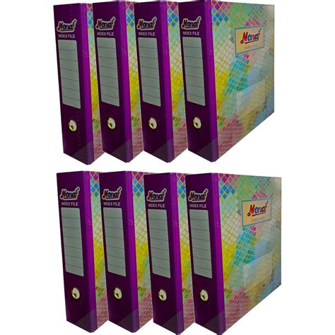 Index File Laminated Pack Of 8 Pcs Monaf Stores