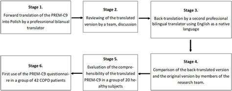 Stages Of The Adaptation Procedure Of The Prem C9 Questionnaire