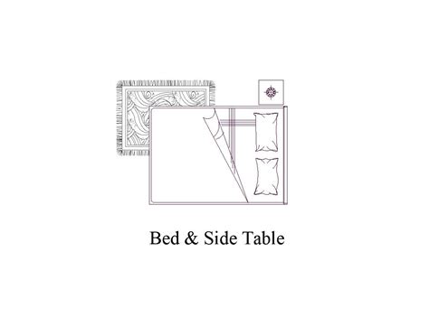 Bed And Side Table Dwg Thousands Of Free CAD Blocks