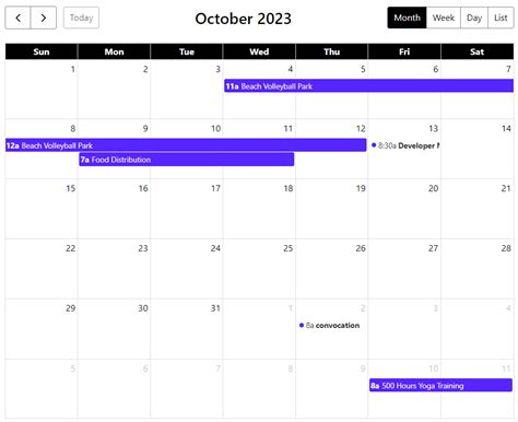 The Events Calendar Widget For Elementor List Grid Carousel