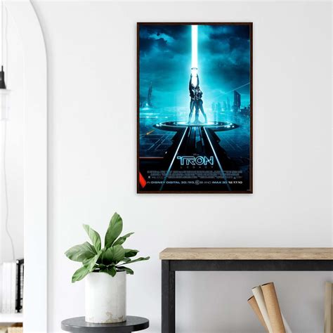 Tron Legacy Movie Poster Tron Legacy Film Poster Sci Fi Movie Poster