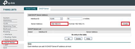 How To Configure The DHCP Relay In TP Link Switch