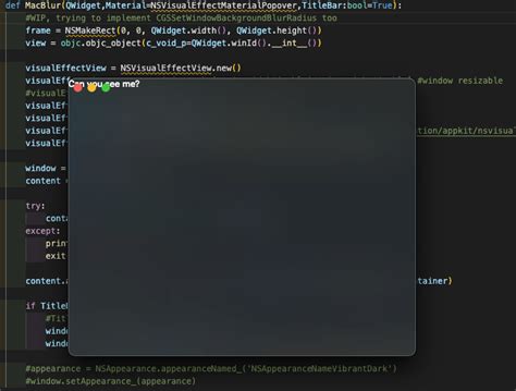 pyqt实现跨平台毛玻璃背景 全网首发 timtu 博客园