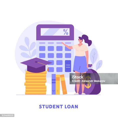 교육에 돈을 투자하는 학생들 사람들은 대학에서 등록금을 지불합니다 은행에서 학자금 대출을 받는 학생 학자금 대출 교육 학점 유급 교육의 개념 벡터 그림 학자금 대출에 대한