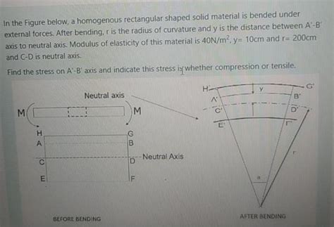 Solved In The Figure Below A Homogenous Rectangular Shaped