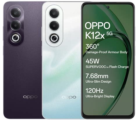 OPPO K12x 5G Launched In India At 12 999 Features Ultra Slim 7 68mm Military Grade Durable