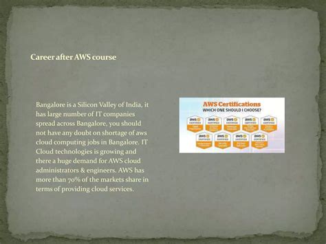 Aws Training Banglore PPT