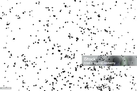 블랙 낟 알 질감 및 흰색 배경 반짝임과 뿌리에 고립 설탕과 소금의 조 난 오버레이입니다 그런 지 디자인 요소입니다 벡터입니다 소금에 대한 스톡 벡터 아트 및 기타 이미지