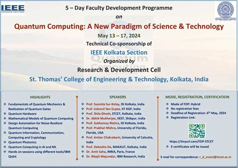 Faculty Development Programme St Thomas College Of Engineering