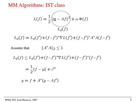 Ppt Shrinkage Thresholding Iterative Methods Powerpoint Presentation Id