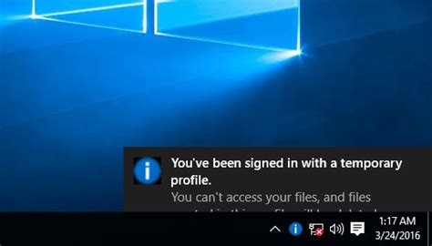 Fix Youve Been Signed In With A Temporary Profile Error In Windows