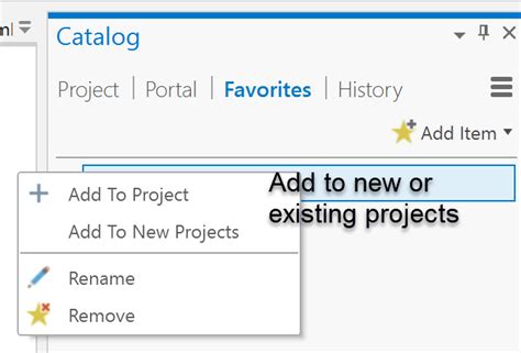 Arcgis Pro Not Opening Folders In Favorites In The Esri Community
