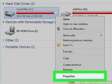 How To Check Your Computer Stats 9 Steps With Pictures